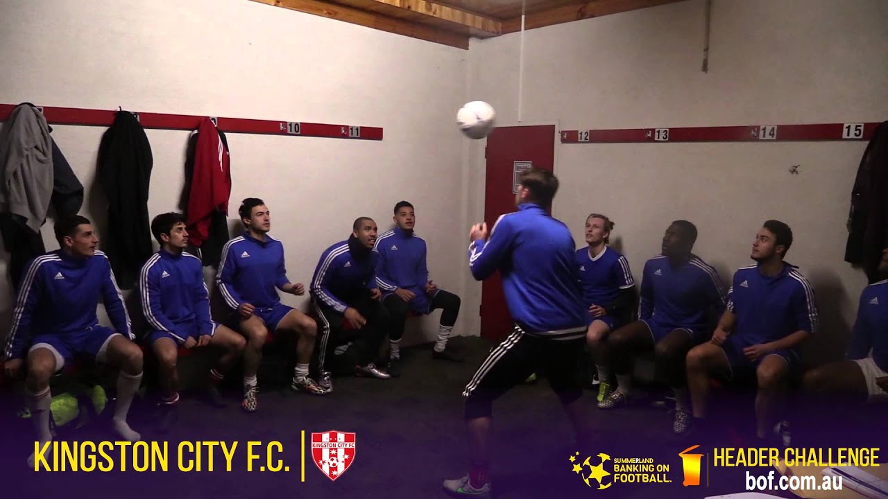 Banking on Football Header Challenge - Kingston City - YouTube