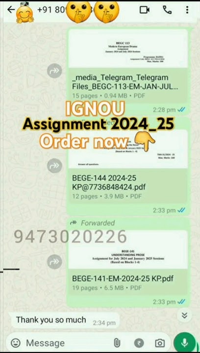 यहां मिलता है FREE में Ignou ka solved Assignment 2024-25 || IGNOU Free Solved assignment 2024 ...