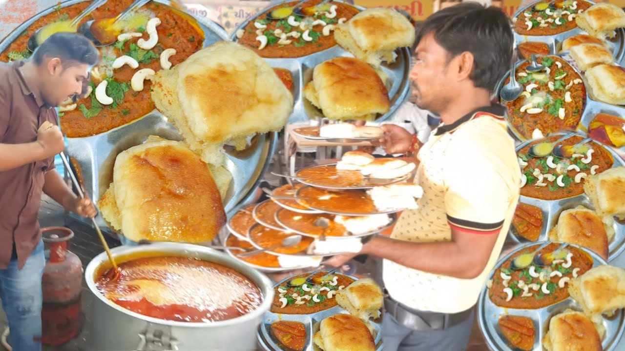 Samir Bhai Selling Amazing Spicy Kaju Pav Bhaji Rs. 100 /- Only ...