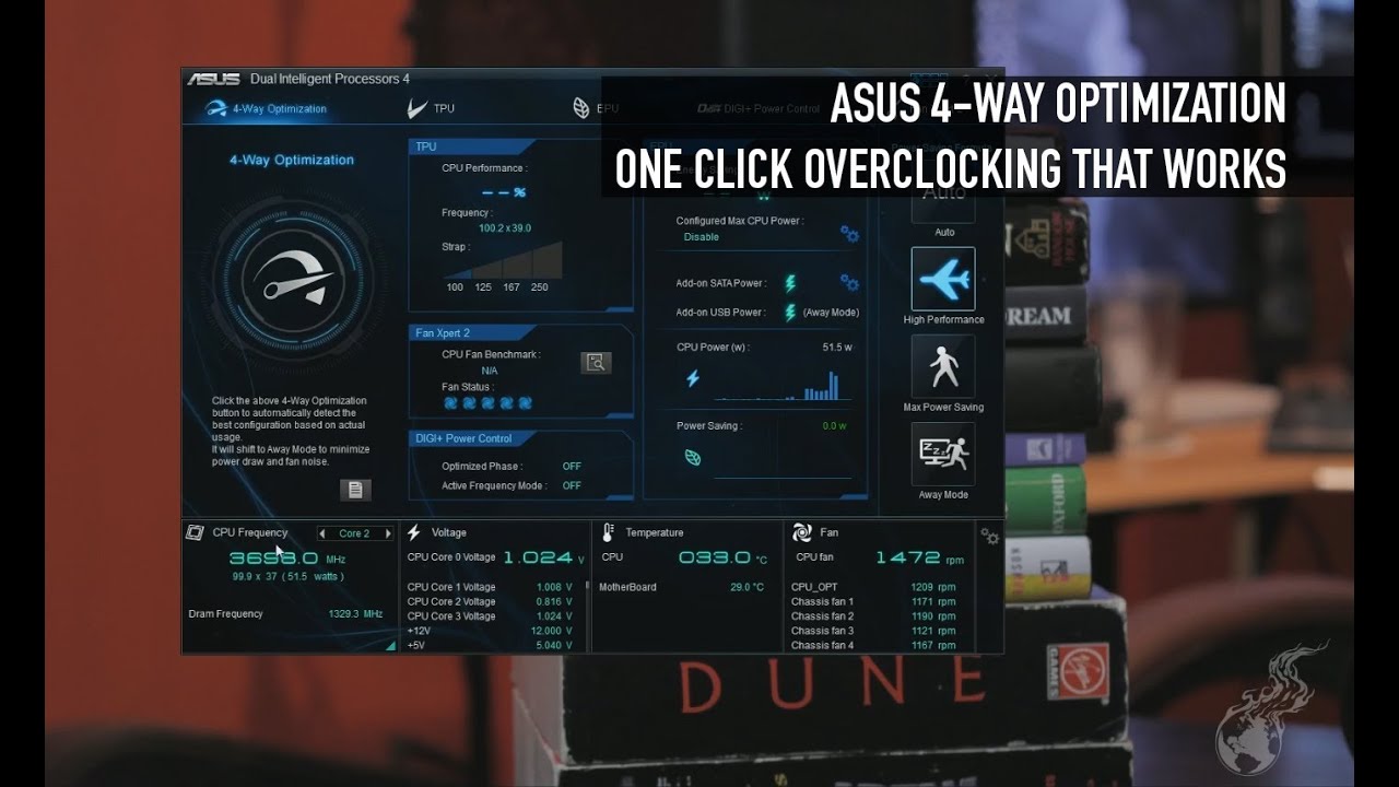 ASUS 4-Way Optimization - One Click Overclocking (It Actually Works ...