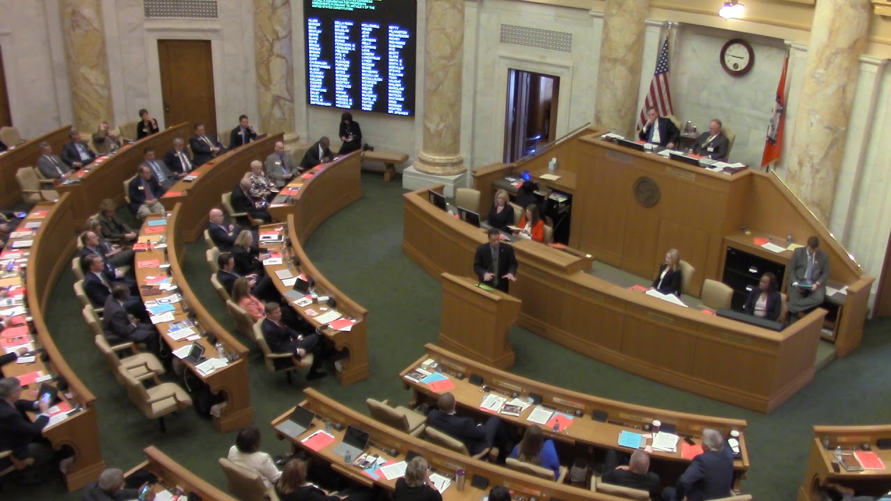Arkansas State Representattive Steven Meeks speaks for SJR3 - YouTube