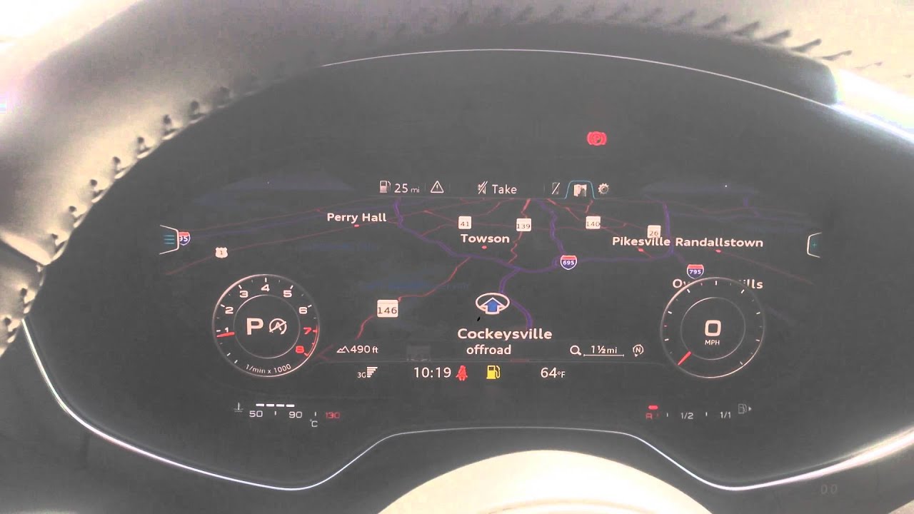 2016 Audi TT Virtual Dashboard - YouTube
