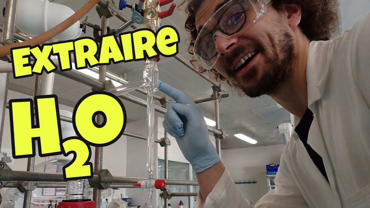 💦 Eliminer l'EAU d'un milieu organique : Tube décanteur de Dean-Stark ...