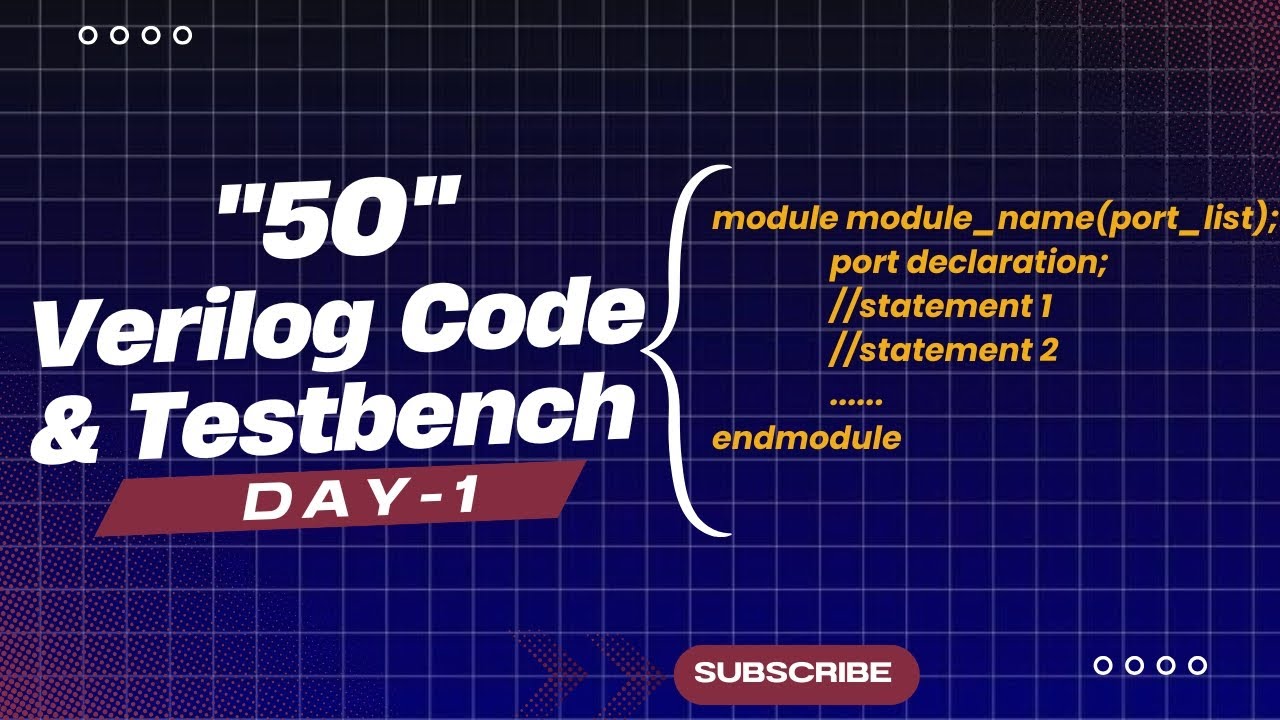 #1 Verilog Coding: Logic gates using Gate Level Modeling with Testbench ...