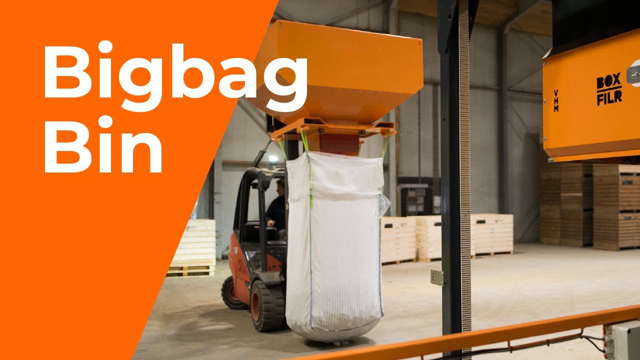 BigbagBin • Filling bigbags • Bigbags vullen - YouTube