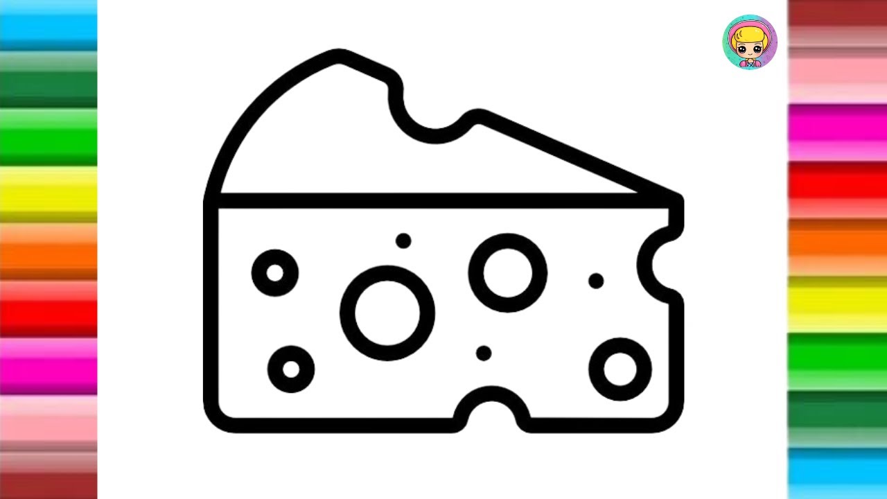 Cheese Drawing🧀How to Draw a Cheese Easy || Draw Cheese Easy - YouTube