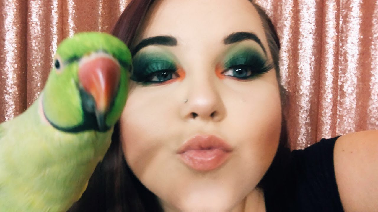 PARROT INSPIRED MAKEUP!! - YouTube