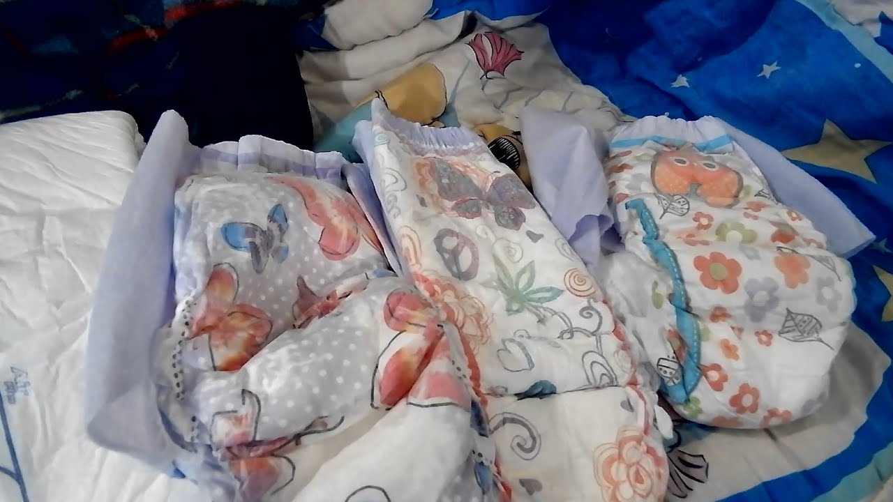 Super Soft and Crinkly Diaper sounds- ABDL ASMR no talking - YouTube