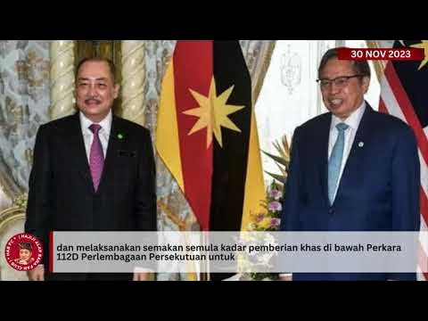 Pemberian khas kadar baharu RM300j kepada Sabah, Sarawak sudah disempurnakan - YouTube