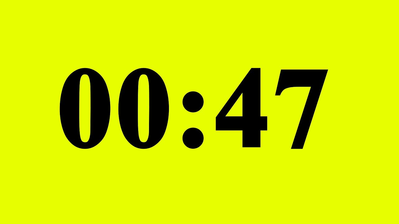 47 Second Timer - YouTube