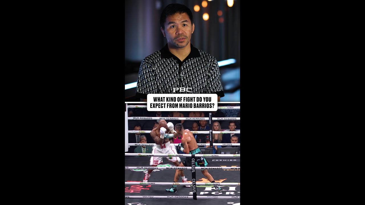 What Pacquiao and Barrios Expect from Each Other? Greatness. - YouTube
