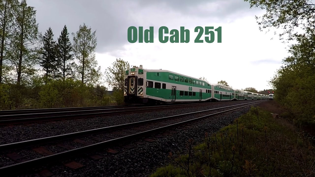 Old Cab 251 Leads Express Go Train! - YouTube