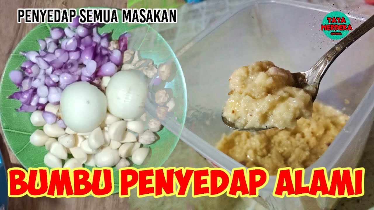 RESEP BUMBU SERBAGUNA || PENYEDAP ALAMI - YouTube