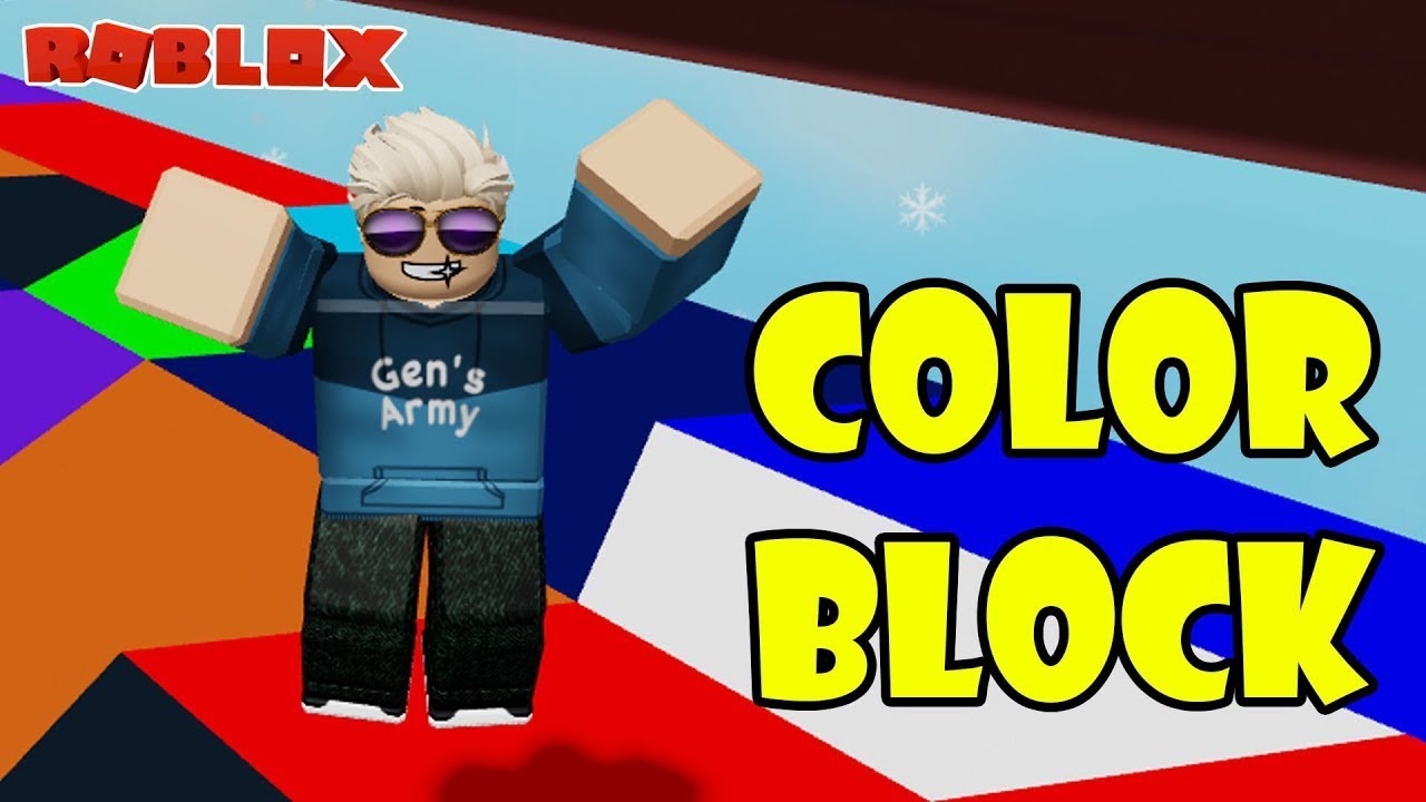 Jugamos a Color Block. Roblox - YouTube