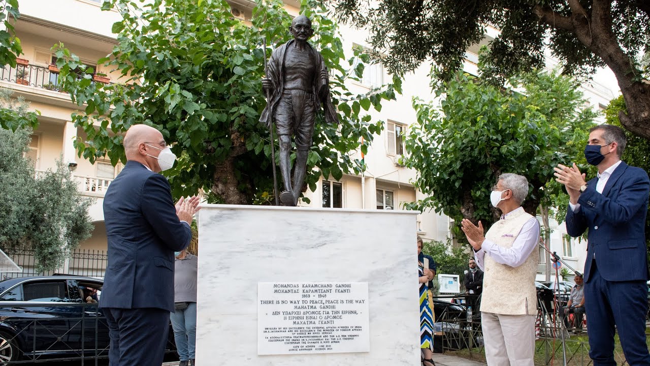 Χαιρετισμός ΥΠΕΞ, Ν. Δένδια, στα αποκαλυπτήρια του ανδριάντα του ...