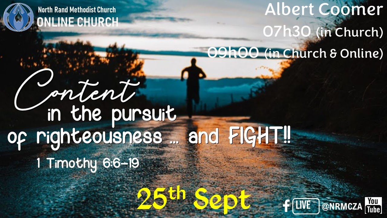 Content in the pursuit of righteousness ... and FIGHT - YouTube