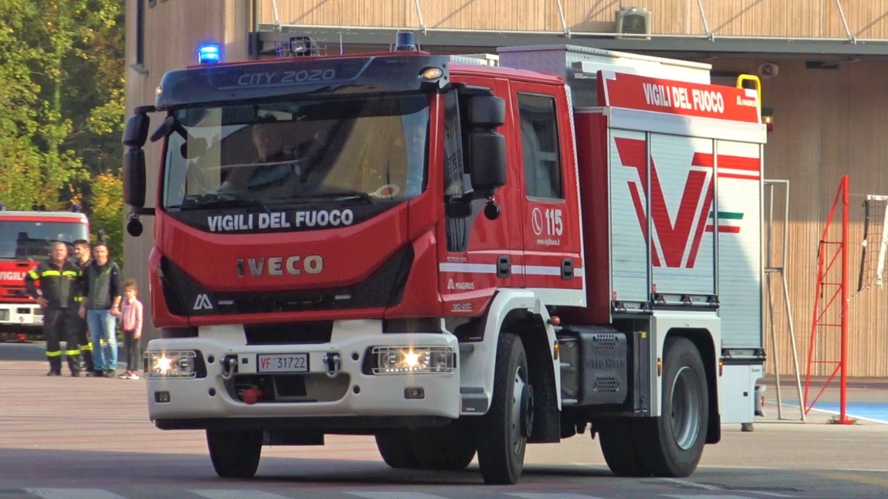 Autopompa Iveco EuroCargo 2020 Vigili del Fuoco Belluno in emergenza ...
