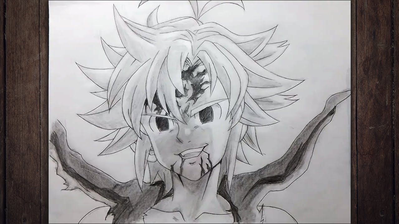 How to Draw Meliodas | Seven Deadly Sins - YouTube
