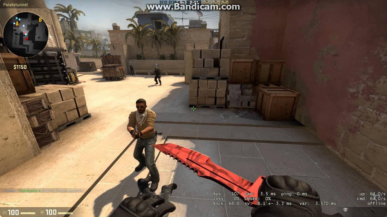 Stattrak Huntsman Knife Slaughter Factory New - YouTube