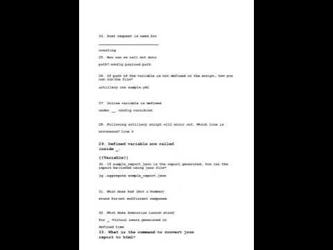 Artillery API Freighting MCQs Solution TCS Fresco Play - YouTube