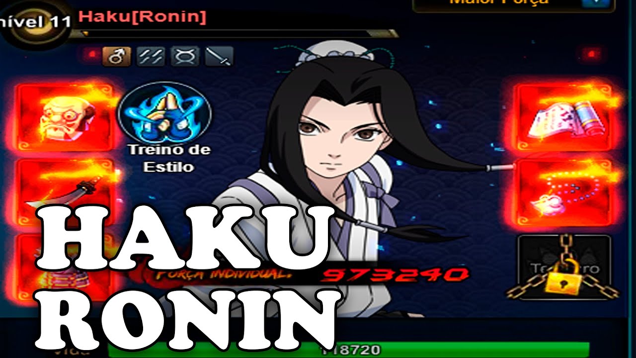 NOVO NINJA HAKU RONIN - NARUTO ONLINE - YouTube