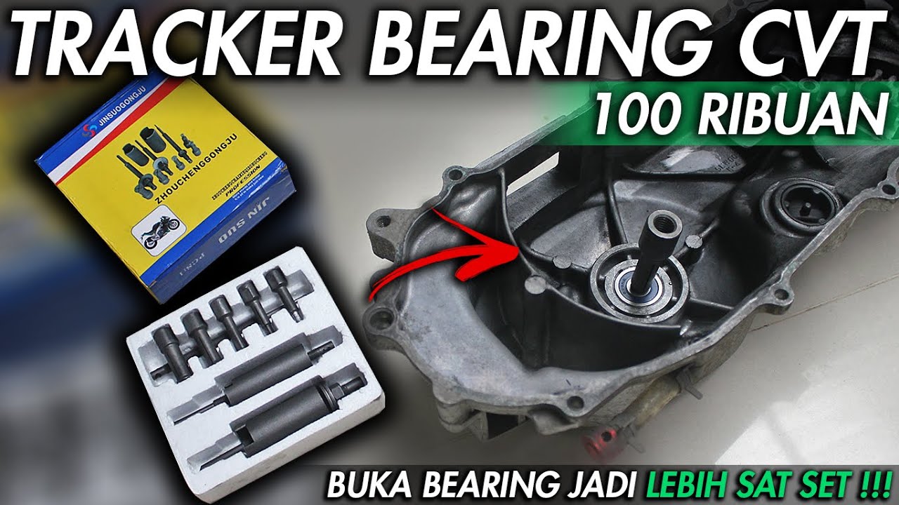 REVIEW TRACKER BEARING 100 RIBUAN | GANTI BEARING CVT MIO JADI LEBIH ...