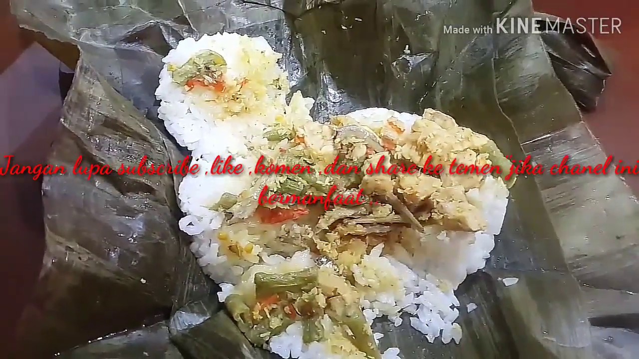 nasi begono /sego botok, Resep nasi begono - YouTube