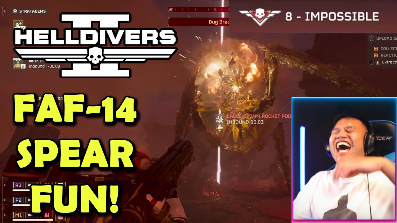 FAF-14 SPEAR IS REALLY FUN!! | HELLDIVERS 2 - YouTube