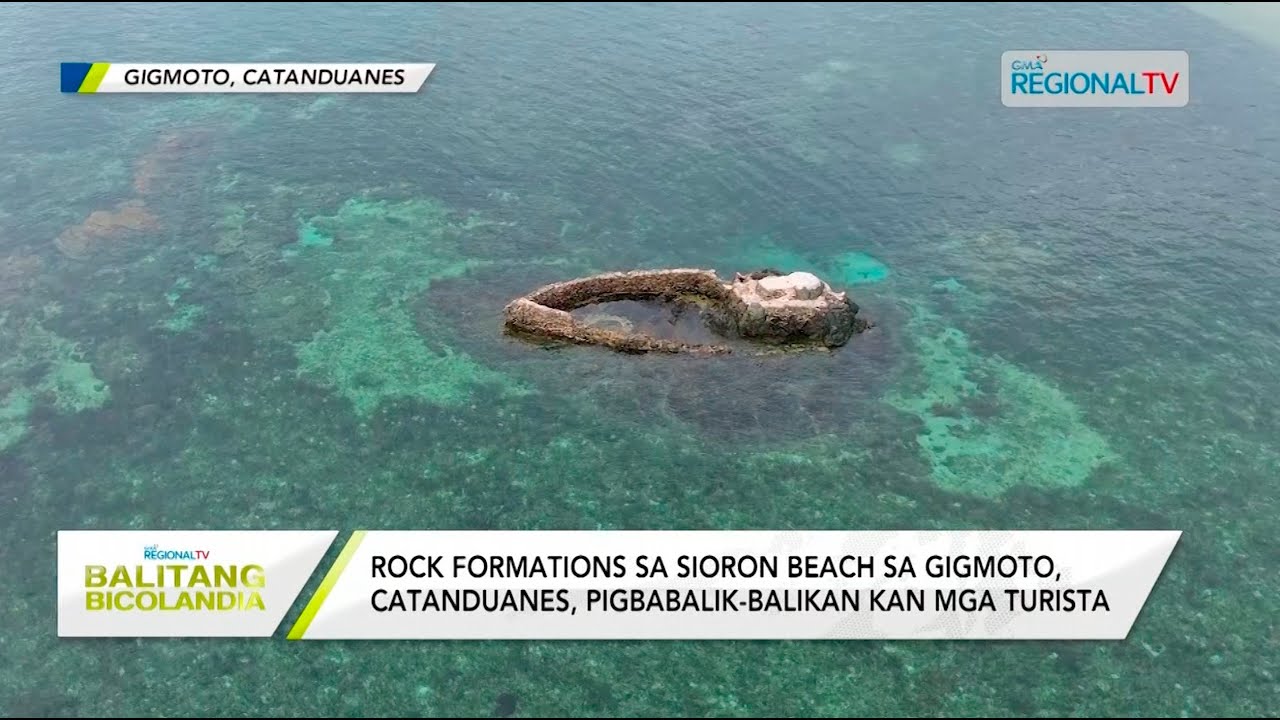 Balitang Bicolandia: Rock formations sa sioron beach sa Gigmoto ...