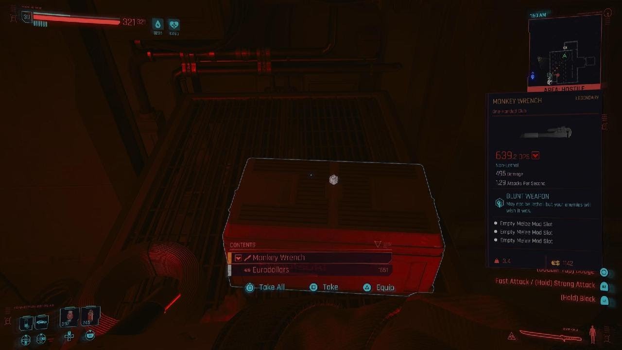 Legendary Monkey Wrench Location, Cyberpunk 2077 - YouTube