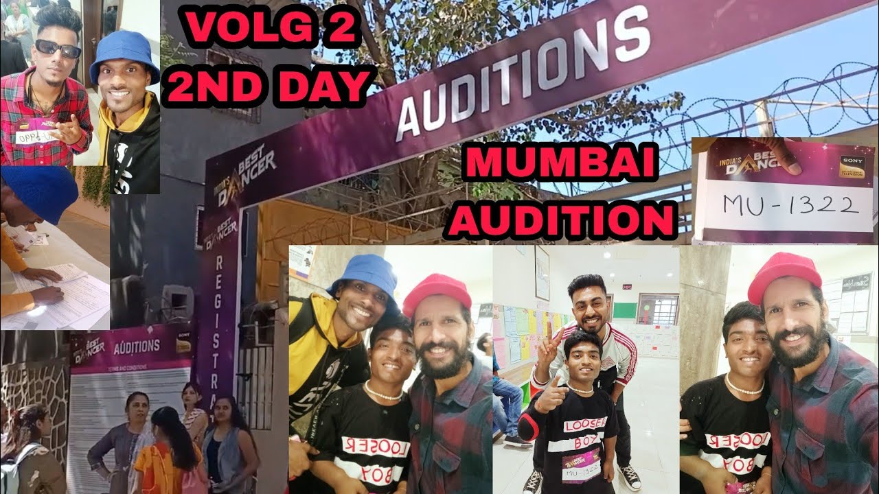 India best dancer ! Audition ! Mumbai ! Mumbai dancer ! Vlog 2 ! 2nd ...