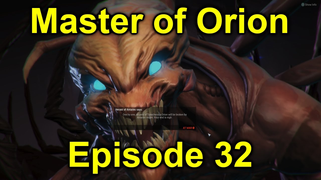 Antarians prepare to attack Gozen IV | Master of Orion Elerian ...