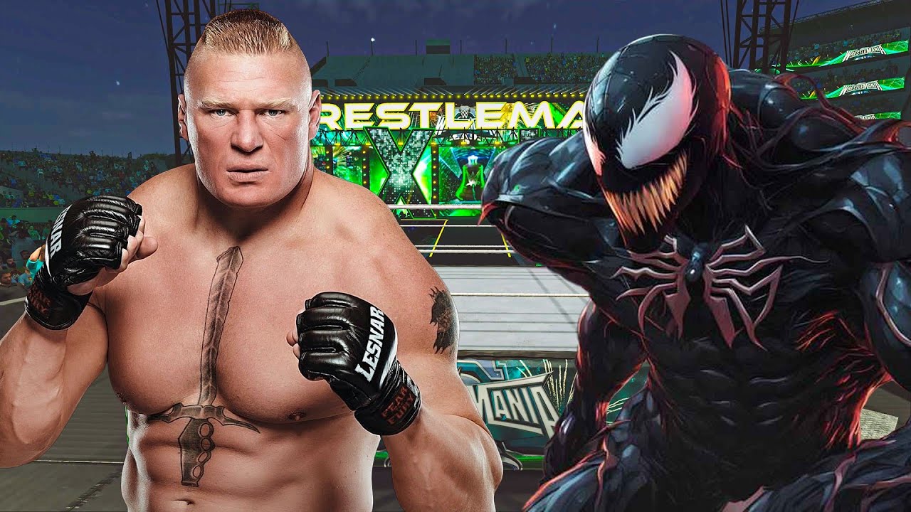 🔥WWE 2K24 - Brock Lesnar vs Venom | EPIC FIGHT | WWE 2K Nov 8, 2024 ...