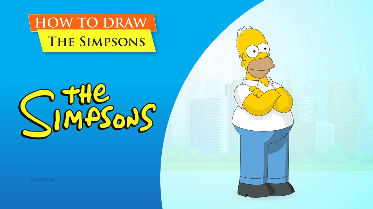 Learn How to Draw and Color a Lovable Simpsons Illustration: A Step-by ...