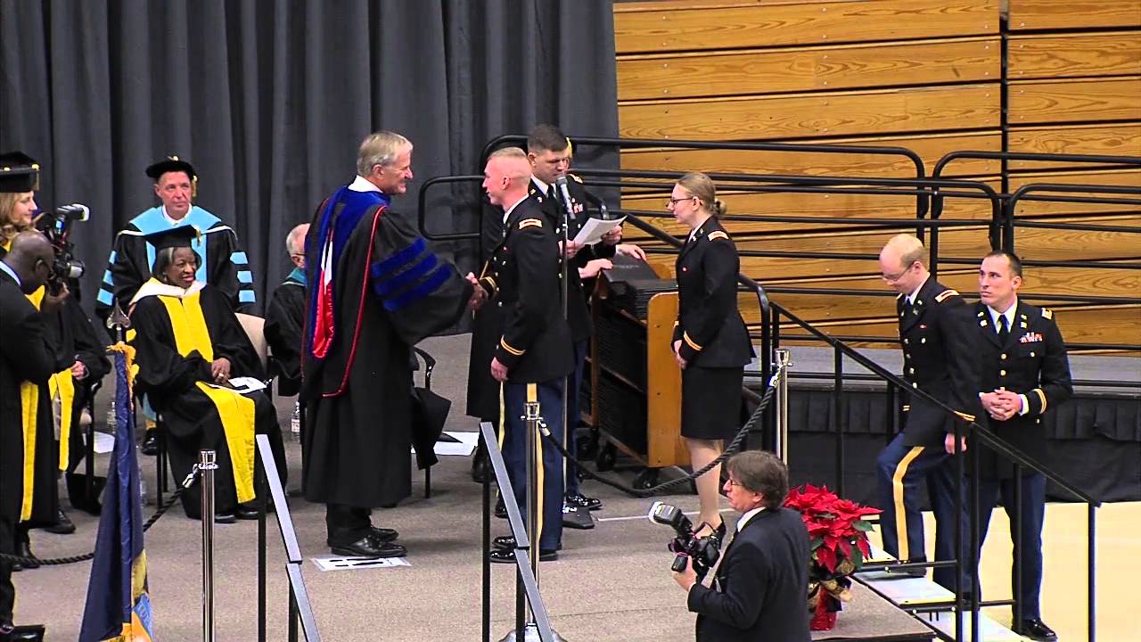 Commencement - Fall 2015 - ROTC Commissioning - YouTube