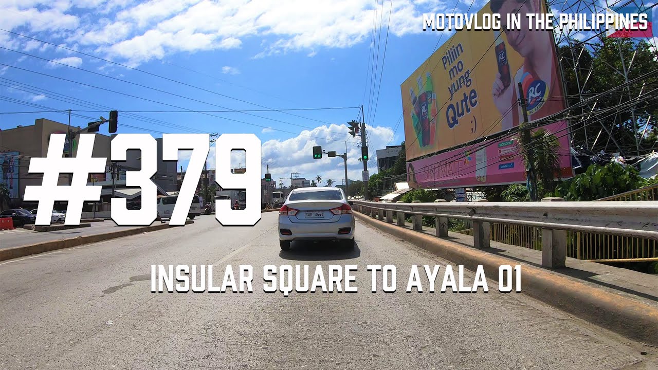 #379【Cebu】Insular Square to Ayala 01 [MotoVLOG] Philippines-カリパイのバイク動画 ...