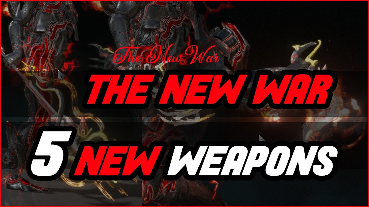 The New 5 Weapons After The New War QUEST - Warframe - YouTube