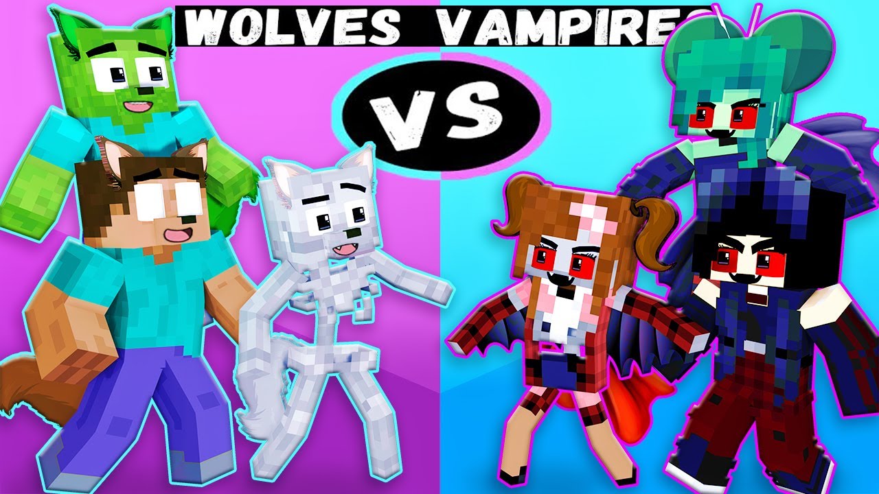 Vampire Girls vs Werewolf Boys - YouTube