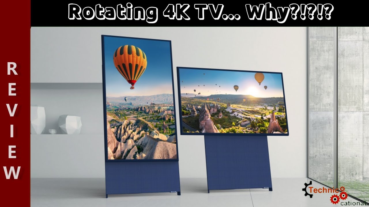 Samsung UHD vs QLED vs A Rotating TV... or is it a fan??? - YouTube