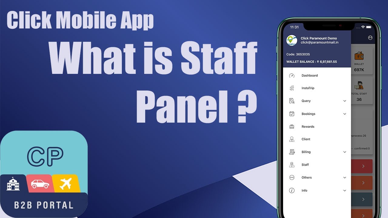 What is Staff Panel ?? Click Paramount Mobile App - YouTube