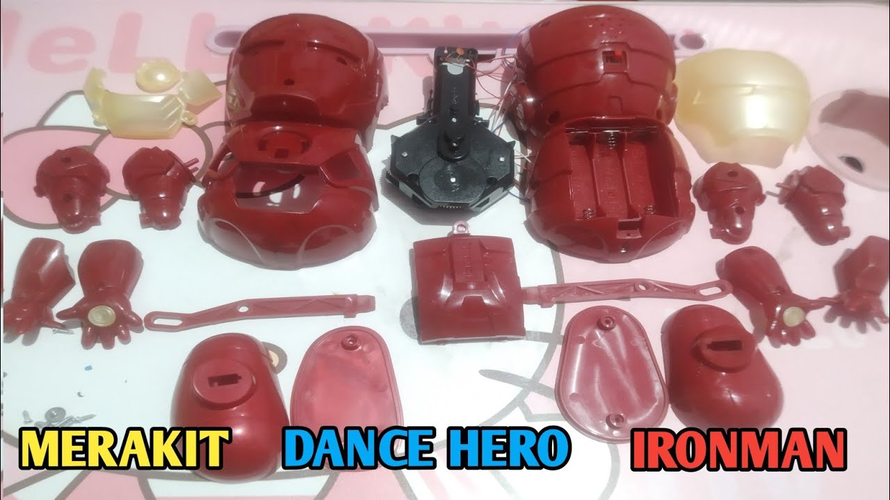 MERAKIT MAINAN ANAK ANAK DANCE HERO IRONMAN | MAINAN SUPERHERO AVENGERS ...