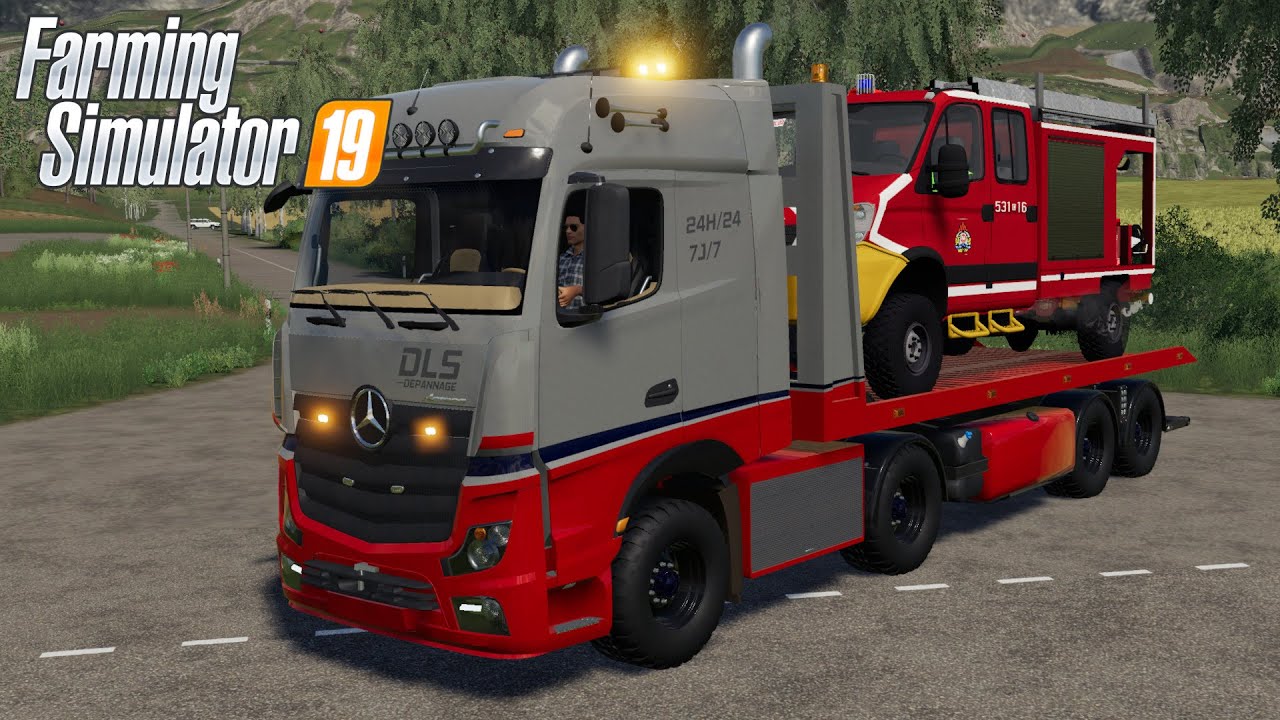 FS19 - Transporting a new IVECO Truck for FIREFIGHTERS - Farming ...