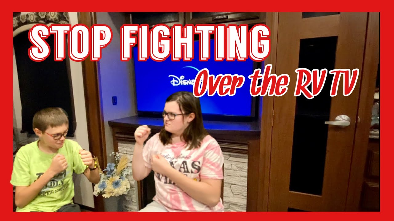 RV Televator TV Swivel Mount Upgrade // North Point 377RLBH // Travel Nurse Family - YouTube