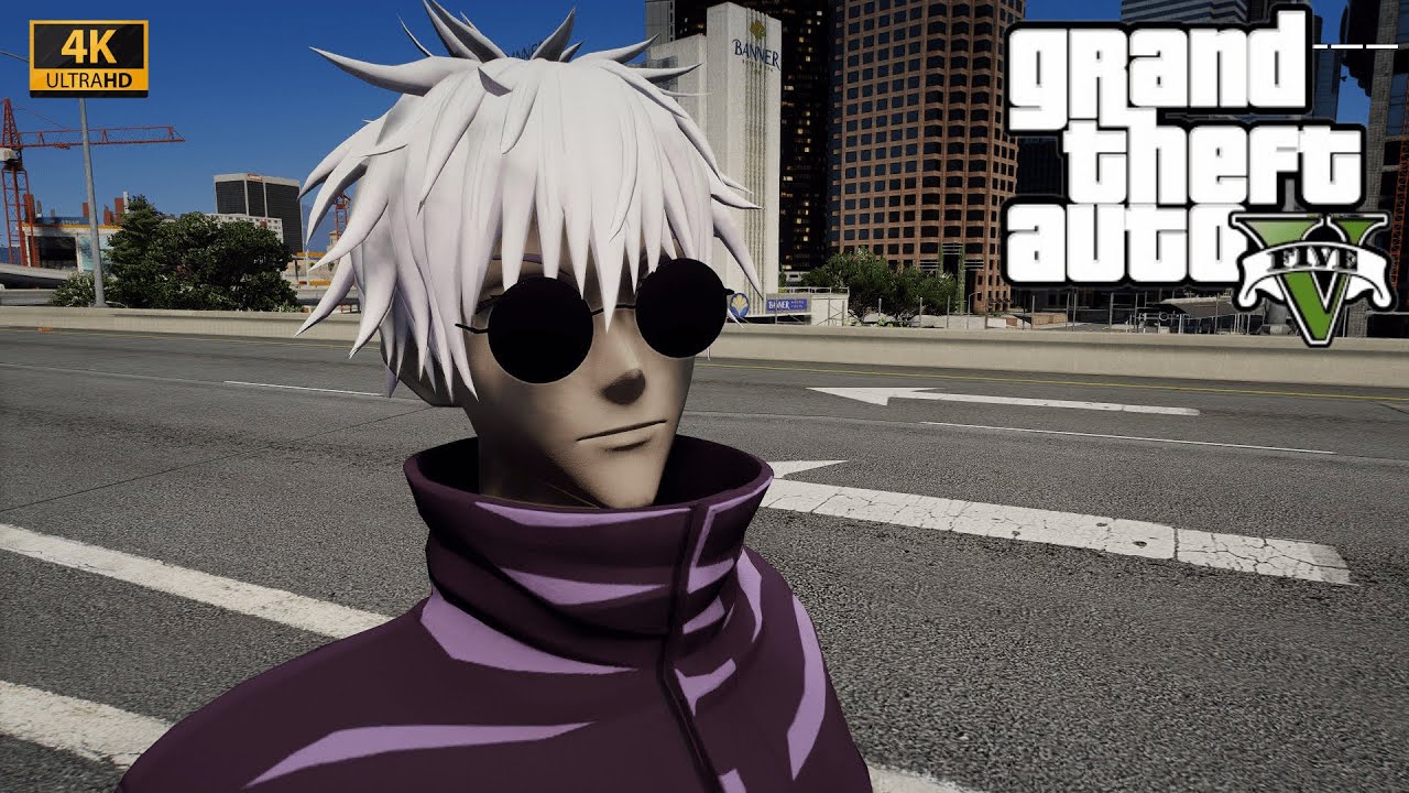 GTA 5 - Gojo Itadori Mod ( Jujutsu Kaisen) - YouTube