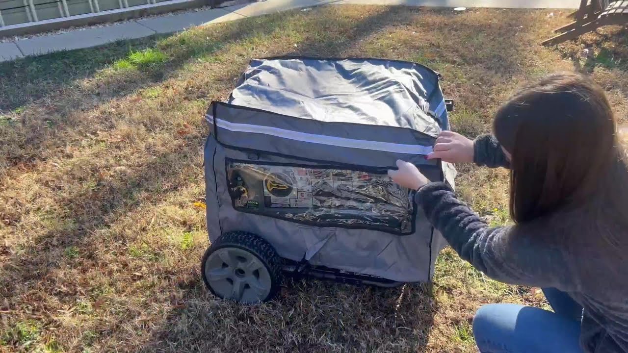 Generator Covers While Running, 28"L x 20"W x 20"H - YouTube