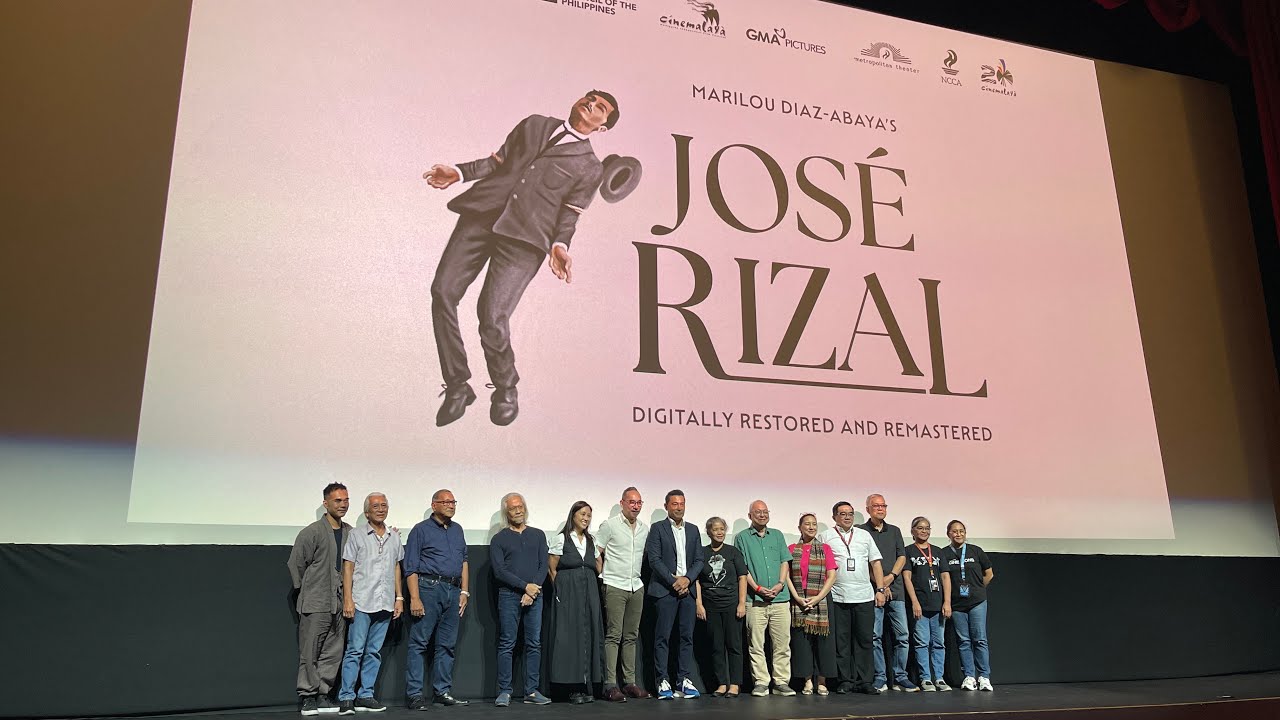 Cesar Montano, Ricky Lee at the Cinemalaya screening of the restored ...