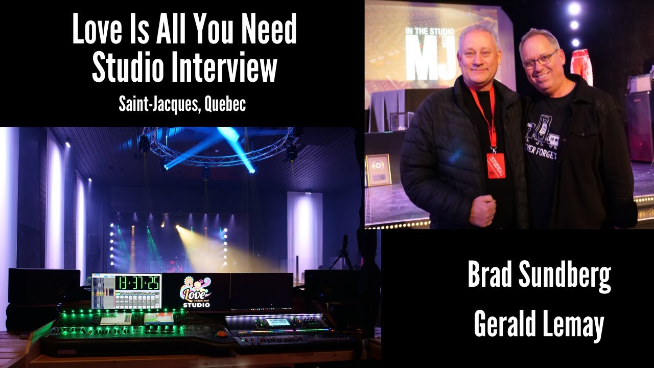 Love Is All You Need Studio Interview With Gerald Lemay - YouTube