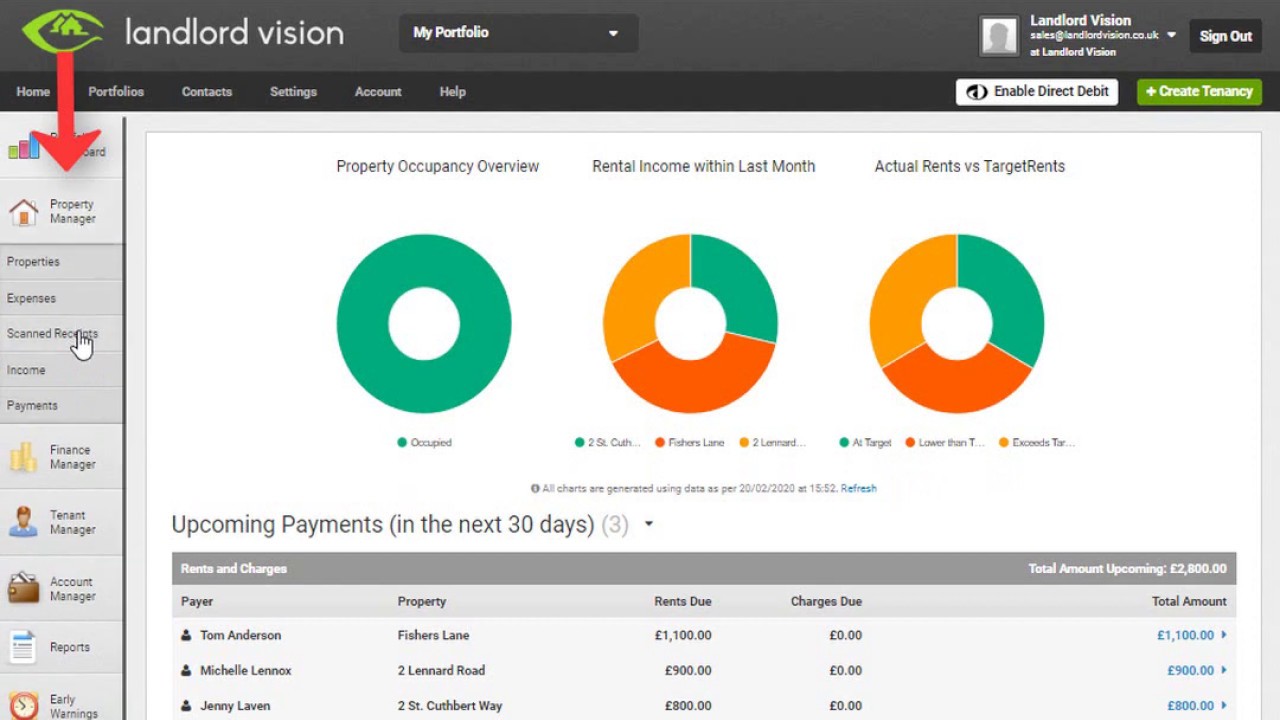 How to Add Scanned or Photo Receipts to Landlord Vision - YouTube