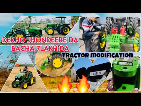 Dekho johndeere da bacha 🚜/tractor modification 🔥💥💥/new hukk/jattlife ...