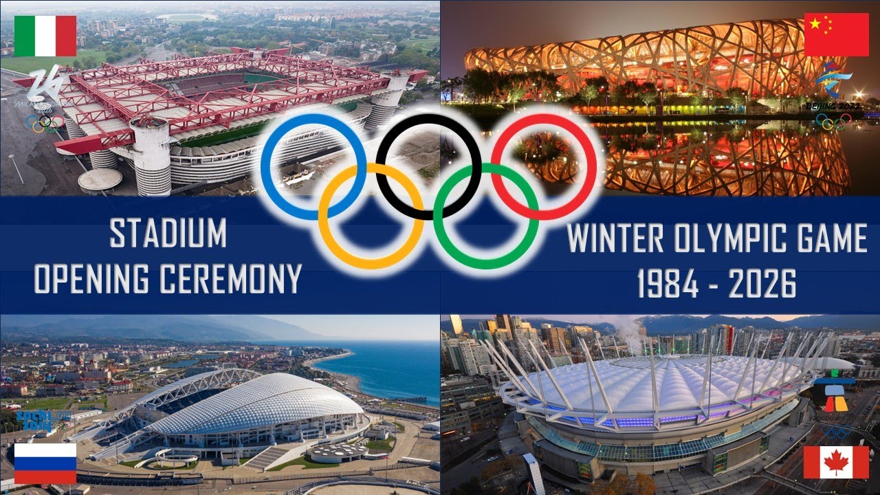 Stadiums of Winter Olympic Games Opening Ceremonies (1984–2026) # ...